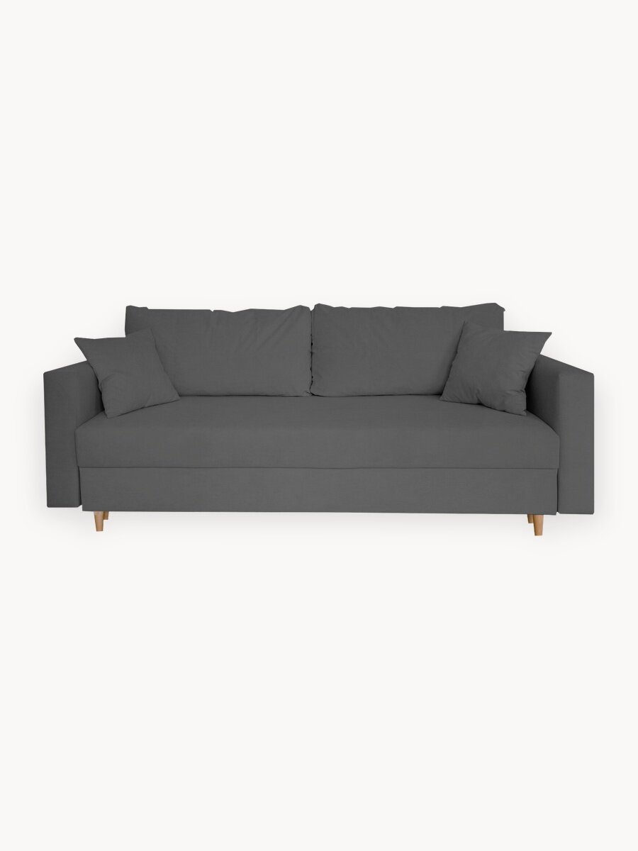 Раскладной диван-кровать "Данио", 220 х 96 х 85 см, графит