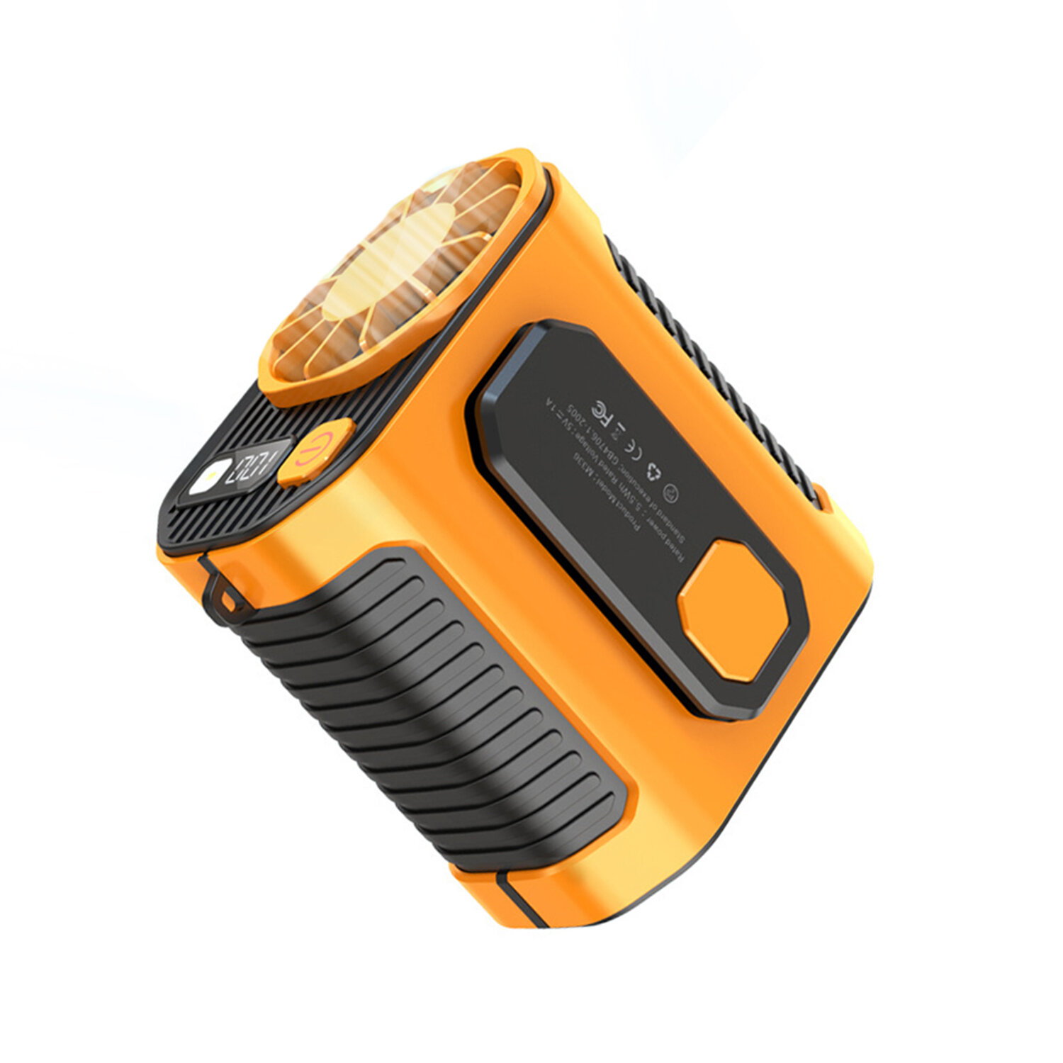 Портативный поясовой вентилятор 5000mAh перезаряжаемый мини вентилятор без ручного управления турбо персональный вентилятор с сверхдлинным сроком работы 100 уровней скорости ветрапоясовой вентилятор для открытое воздухместо работыфермапутешествиеловля