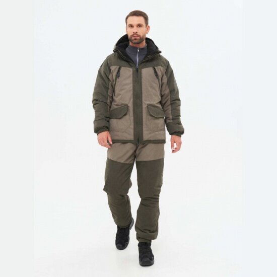 Костюм зимний Huntsman Горка-Люкс ткань Исландия цвет Хаки размер 48-50/170-176
