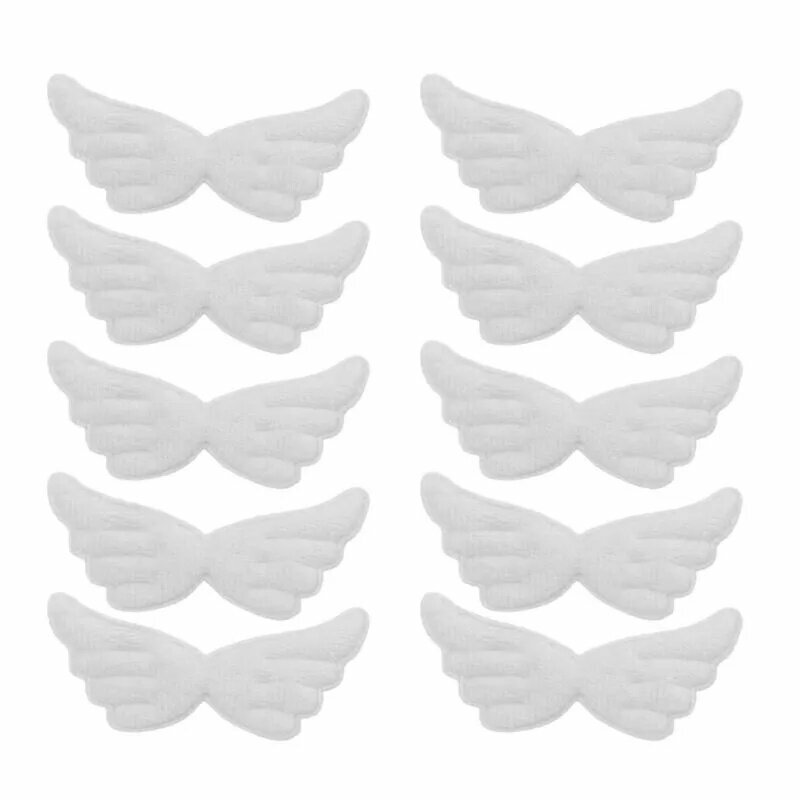 10 шт, плюшевые крылья ангела своими руками, материал-белый