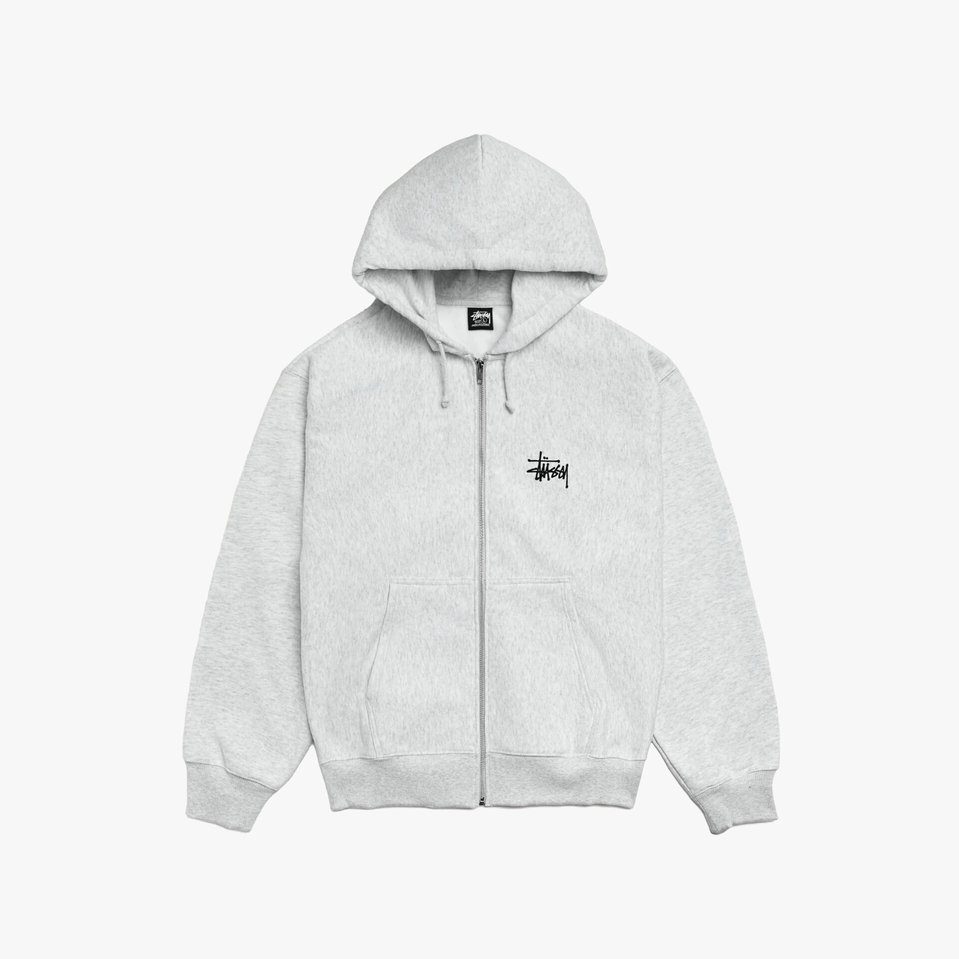 Толстовка Basic Stussy Zip Hood