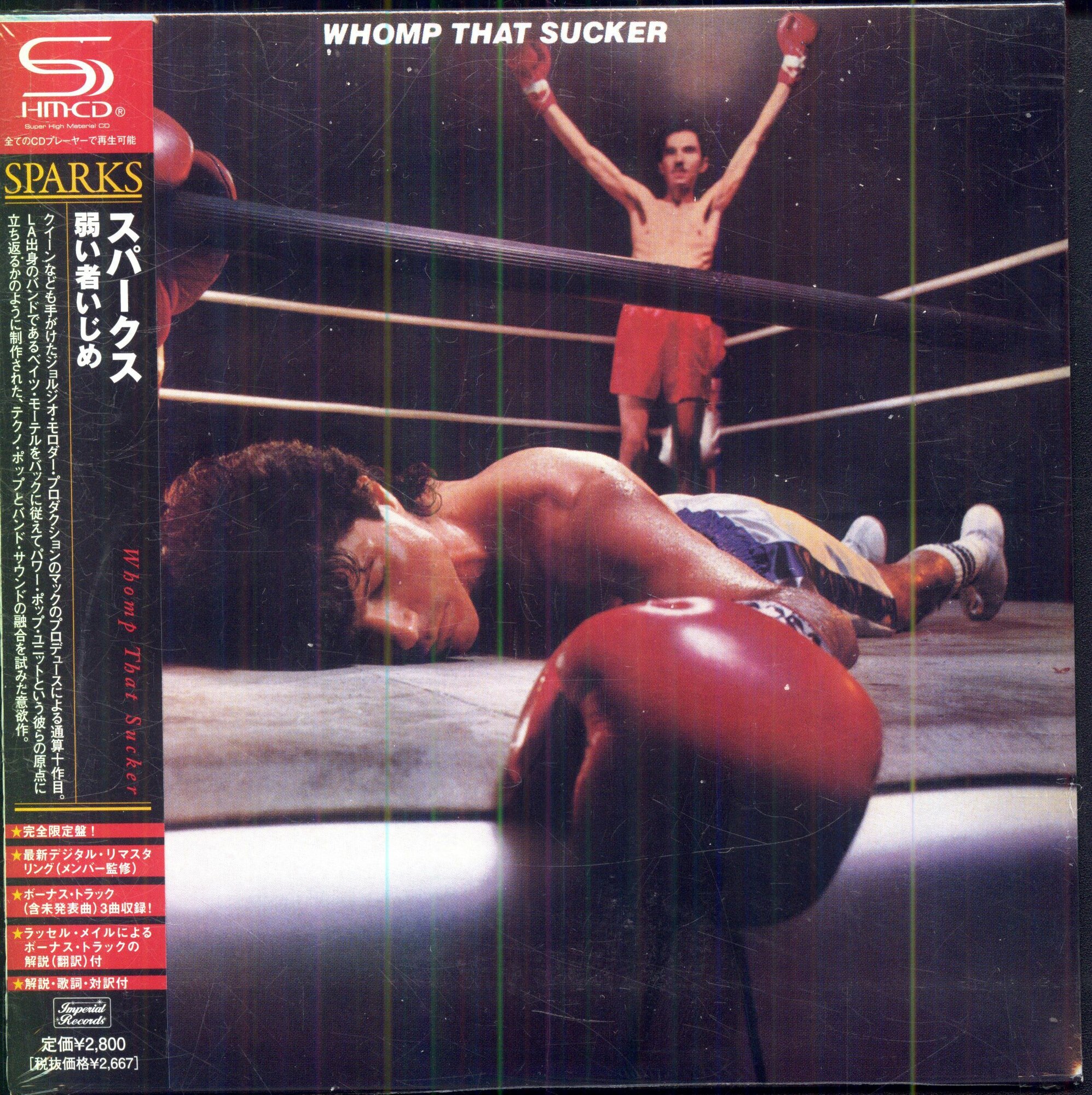 Sparks. Whomp That Sucker (SHM-CD, Paper Sleeve, Limited Edition, Japan, Imperial Records, TECI-26549, 2009, новый импортн. компакт-диск в заводской упаковке) CD