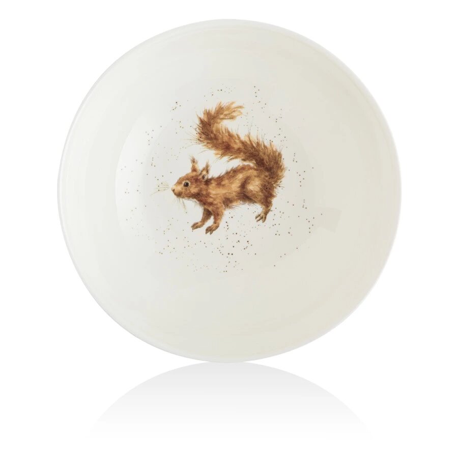 Салатник порционный Royal Worcester Забавная фауна Белка 15 см, фарфор костяной