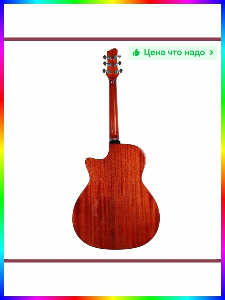 Акустическая гитара из индийского розового дерева, 103 см, легкость игры