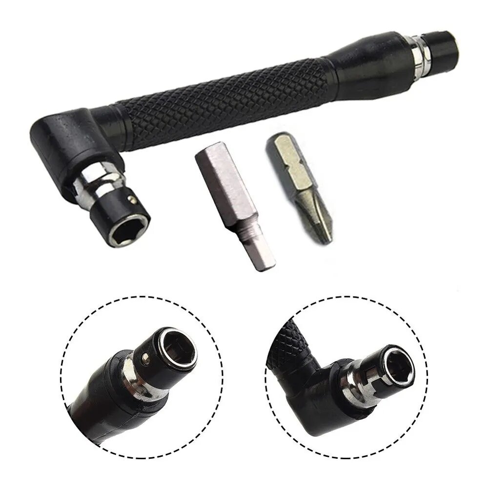 Отвертка-бита шестигранная типа L с двухсторонней ручкой, отвертка 6,35 мм