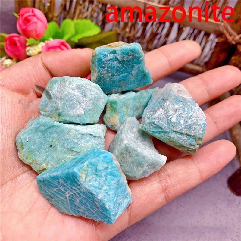Необработанный кристаллы обсидиан аметист лазурит флюорит amazonite