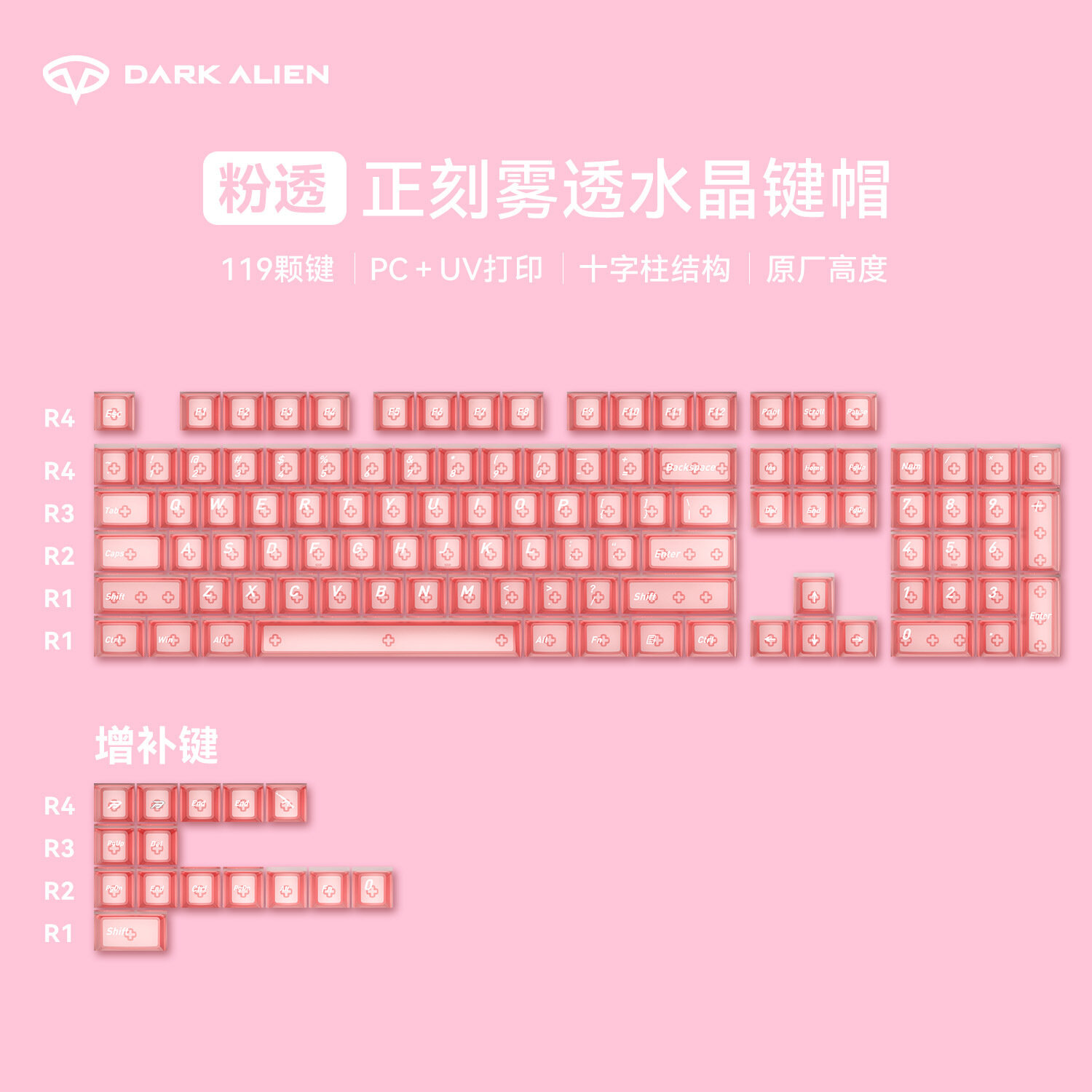 Прозрачные кристальные клавиши, индивидуальные DIY механические клавиатуры, игровые клавиатуры, универсальные персонализированные клавиши для офиса