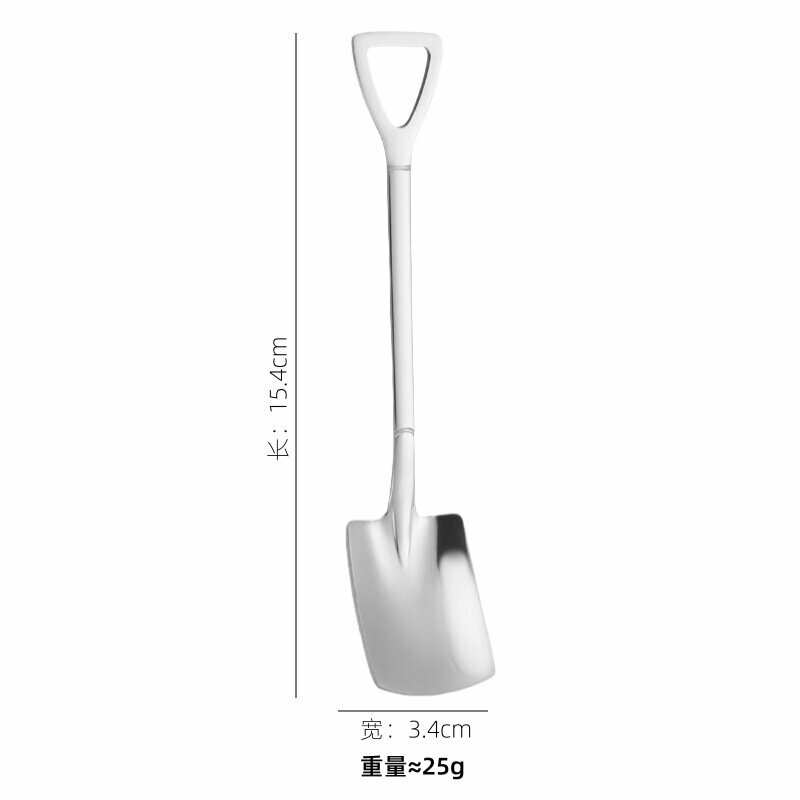 Кросс-бордерная ложка из нержавеющей стали 304, высококачественная ложка, ложка для арбуза, кофейная ложка, ложка для мороженого, ложка для торта и десерта