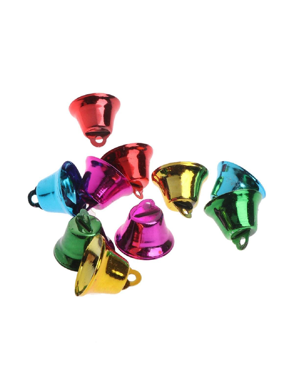 10, разноцветные колокольчики попугая (случайный цвет)