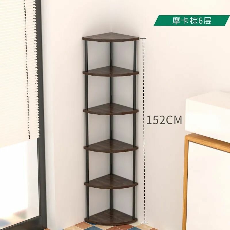 Этажерка, 6 секц, ЛДСП, Металл, 30х30х152 см