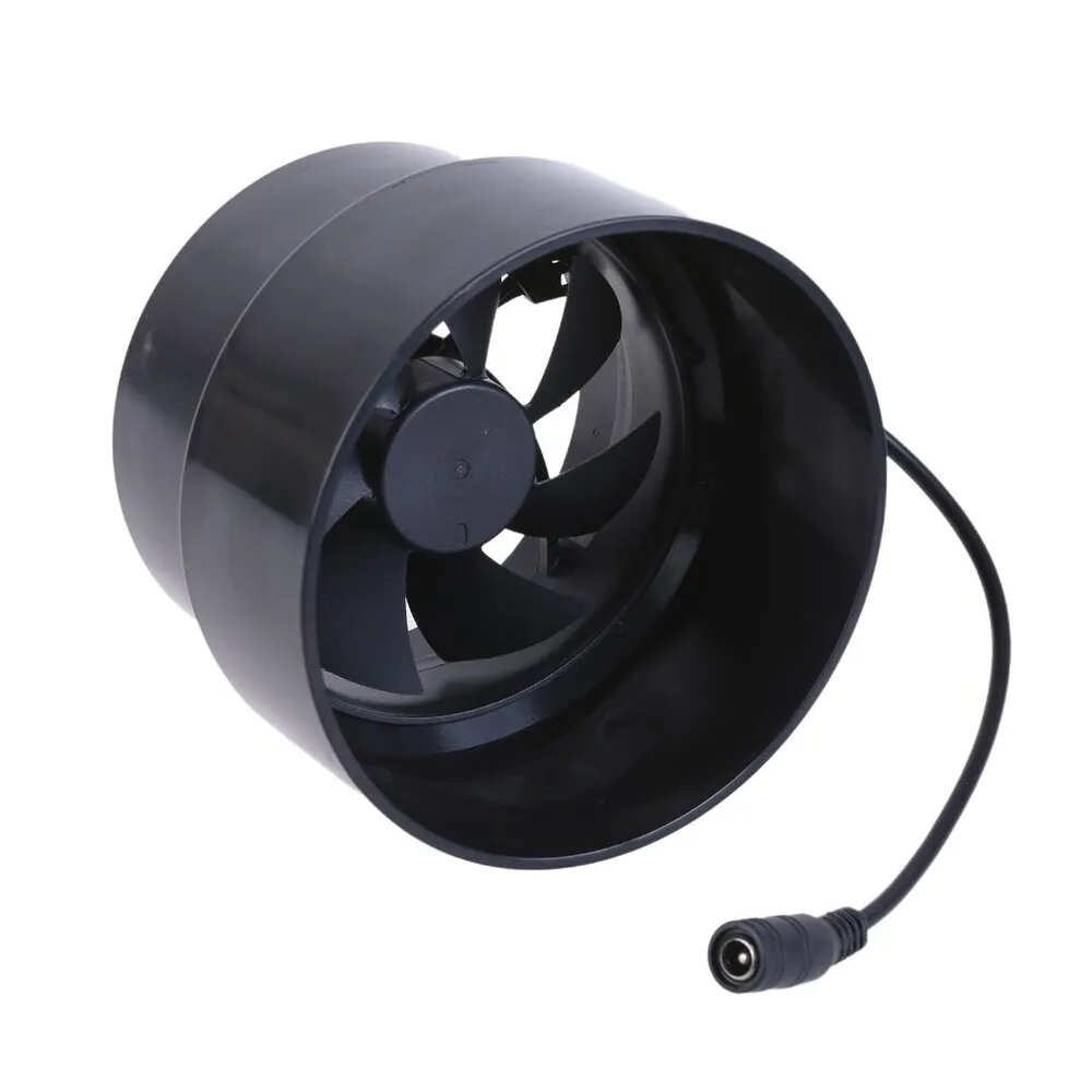 Вытяжной вентилятор трубопровода переменного диаметра 12V с малой головкой 110 100 мм переменным диаметром