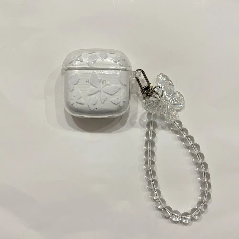 Чехол для наушников с 3D рисунком ракушки для Huawei FreeClip2 2025 Чехлы для наушников из ТПУ для Huawei FreeClip 2 Funda с милой подвеской