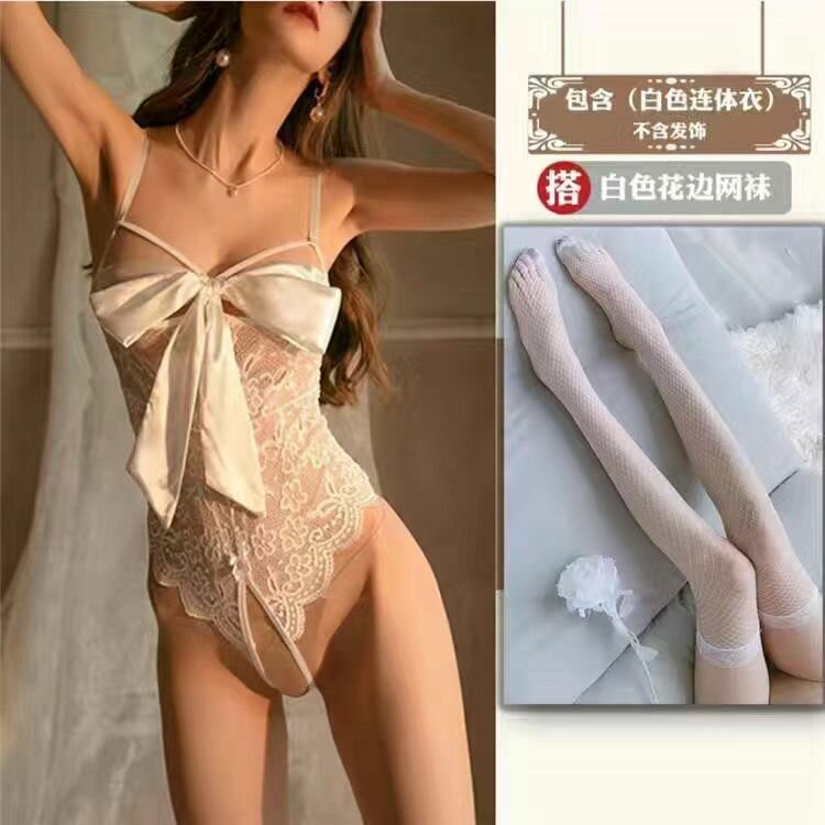 Сексуальное нижнее белье с эффектом пуш-ап, ночная одежда для женщин, увеличивающая маленький бюст, открытый промежность, боди без необходимости снимать, страстный горячий флирт набор