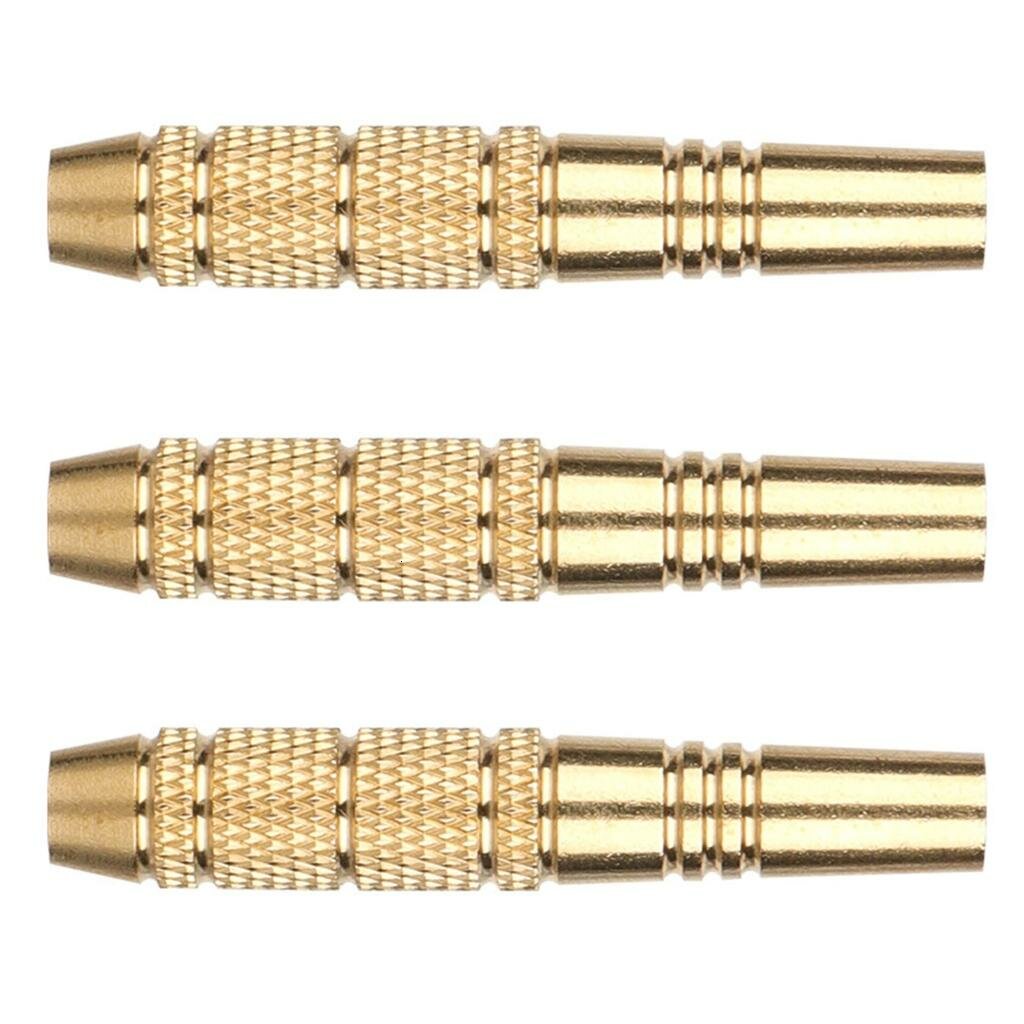 Металлические хвостовики для дротиков, 3 шт, Золото