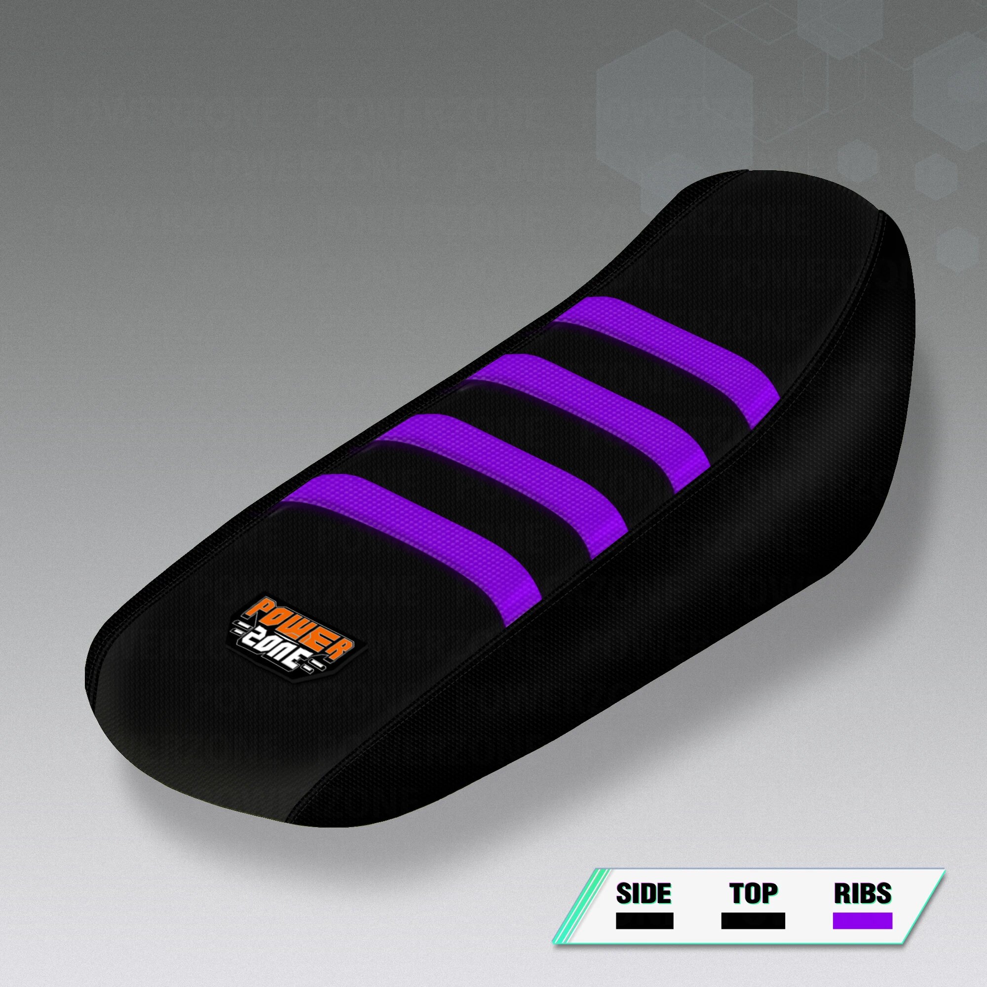 Powerzone для SUR-RON Surron LB Light Bee S X Мягкий чехол на сиденье Фиолетовый, Black Purple Seat