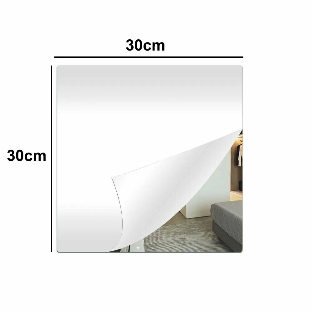 Зеркальное панно, 30 см, 1 шт