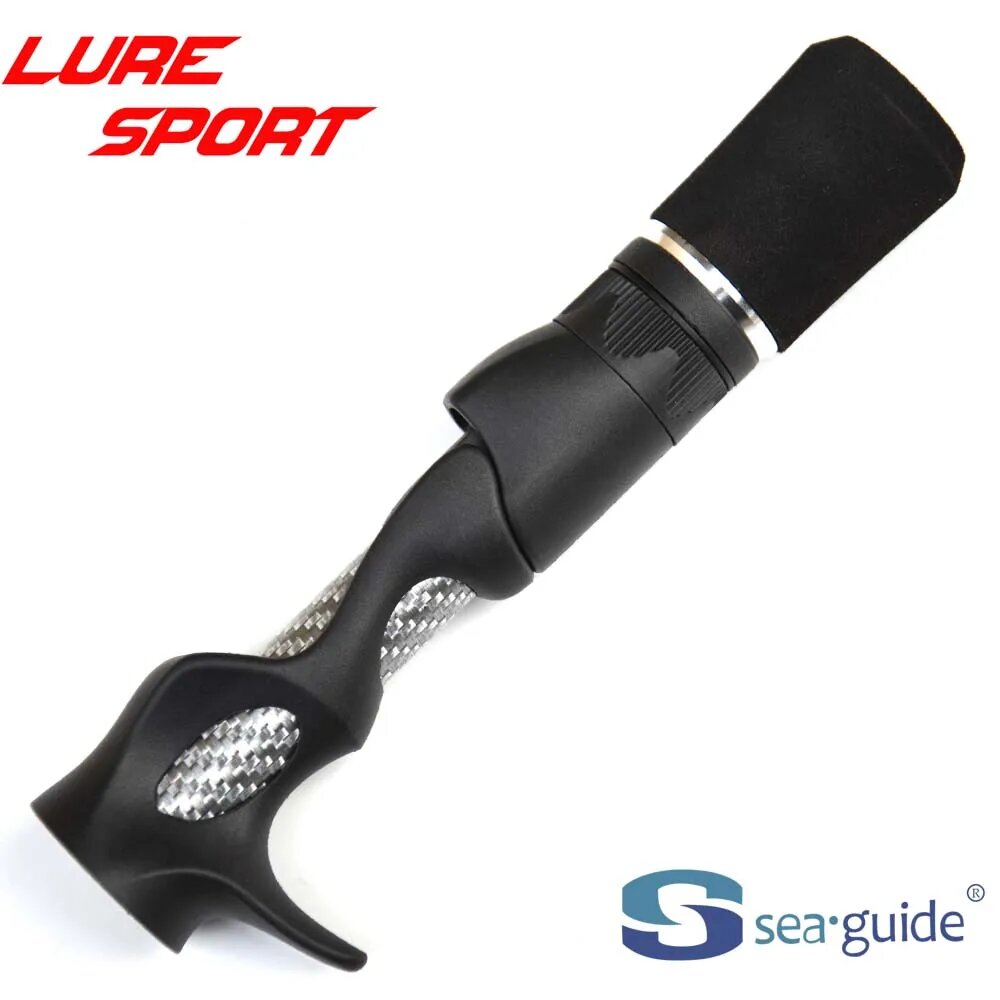 Катушкодержатели SeaGuide SCXCSS16 2 шт. Черный, Silver Carbon Tube