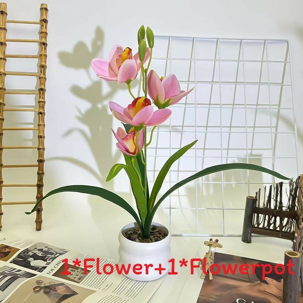 Каменное растение дождь цветок в горшке с пластиком и галькой для дома и фотосессий розовый