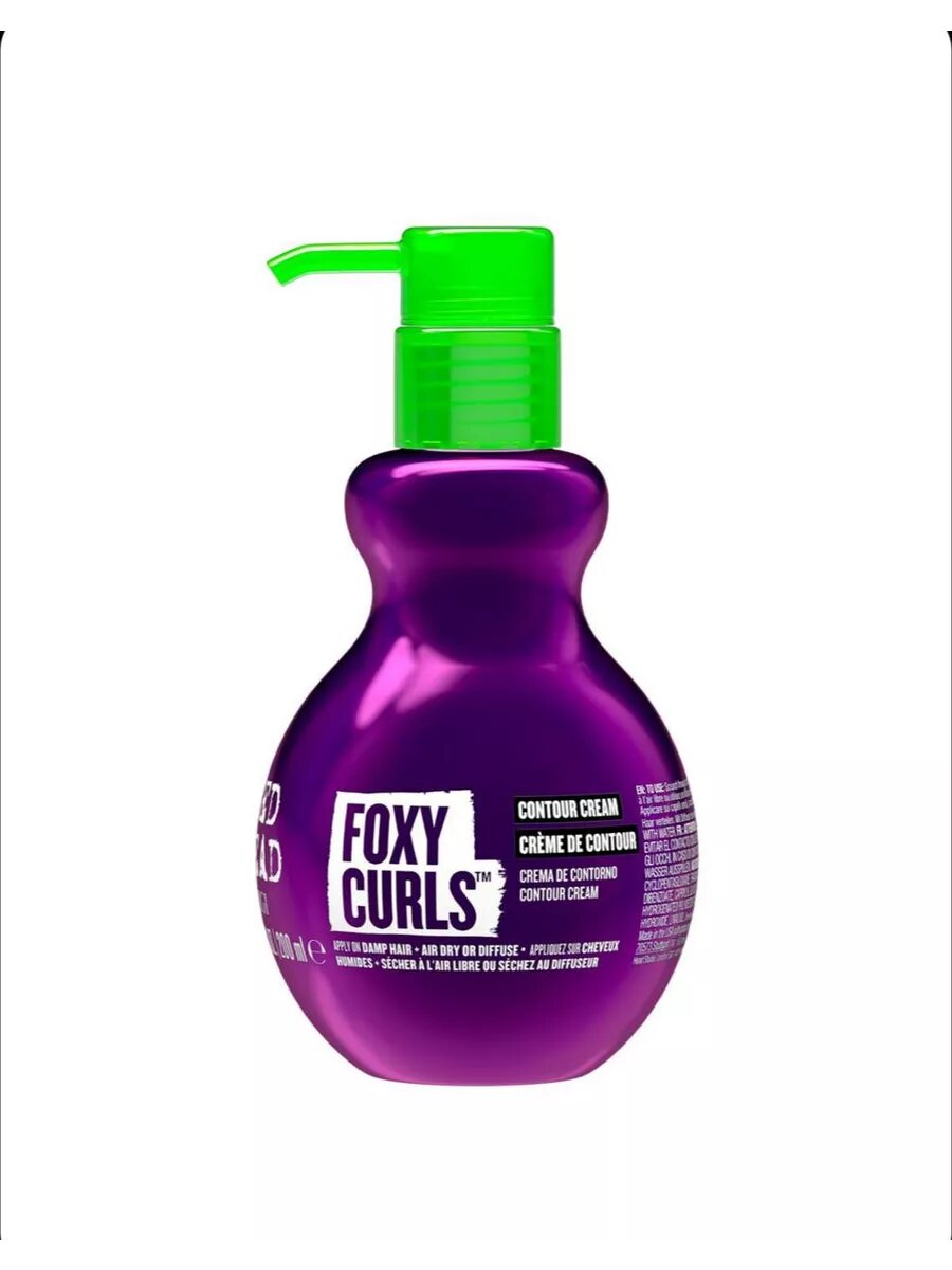 TIGI Bed Head Foxy Curls Contour Cream - Дефинирующий крем для вьющихся волос и защиты от влаги 200 мл