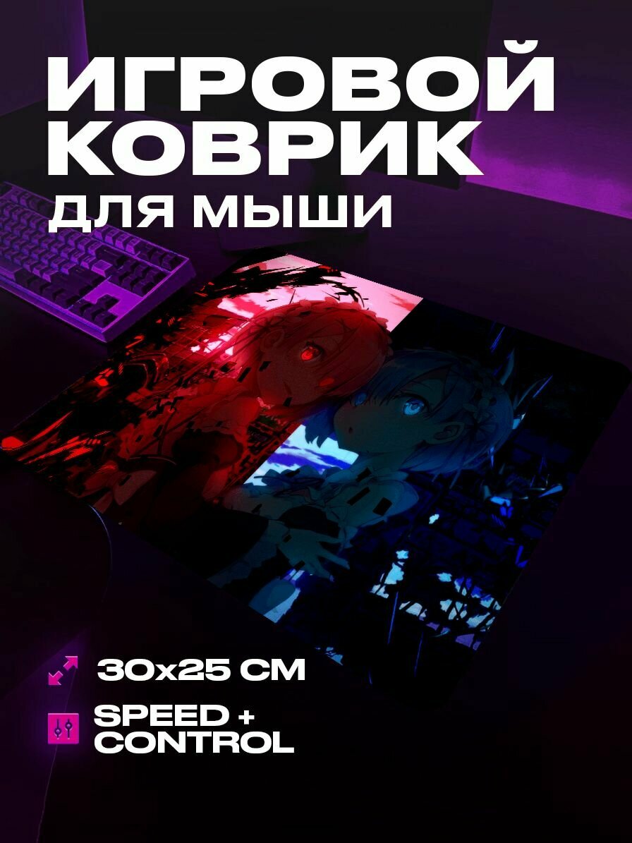 Коврик для мыши игровой Rezero 30x25 см ProSleeves