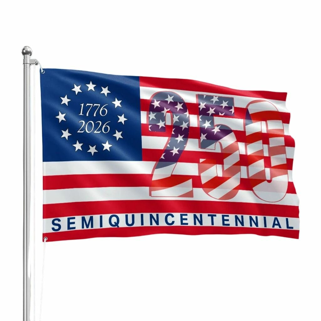 1776 2026 Флаг, посвященный 250-летию США-Стиль первый