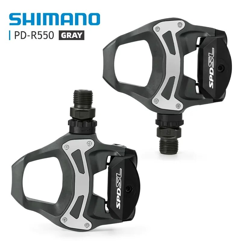 Педали Shimano PD-RS500 черные алюминиевые EPDR550G