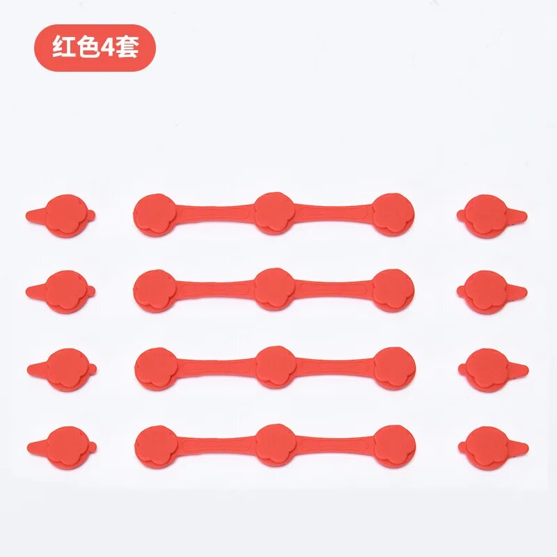 Красные силиконовые магниты для фритюрницы Red-4set