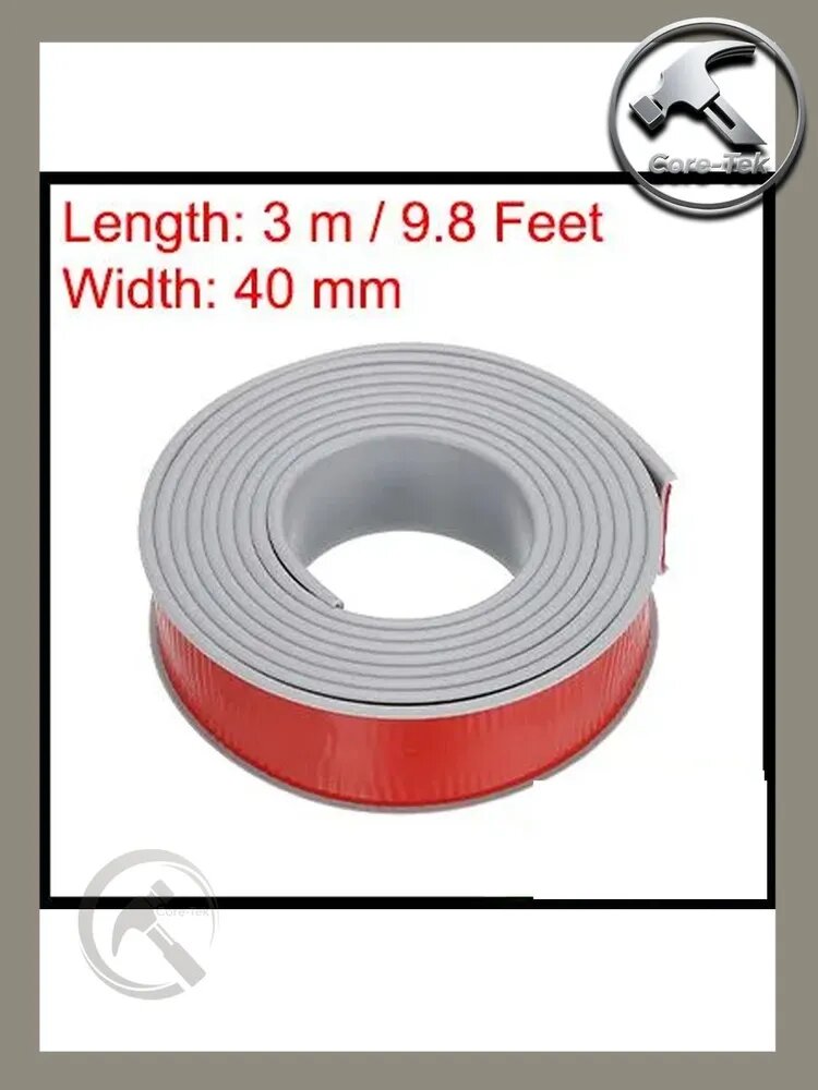 IKEA Кромка мебельная клеевая белая кант для мебели 3 м х 40 мм