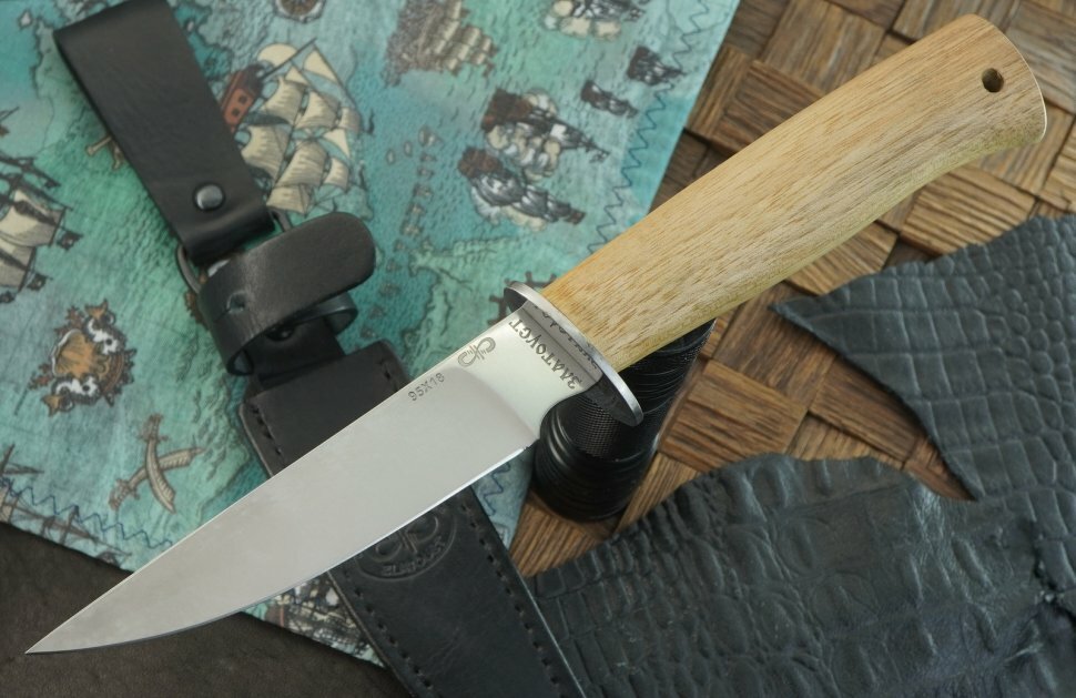 Нож с фиксированным клинком АиР Тетерев, сталь 95Х18
