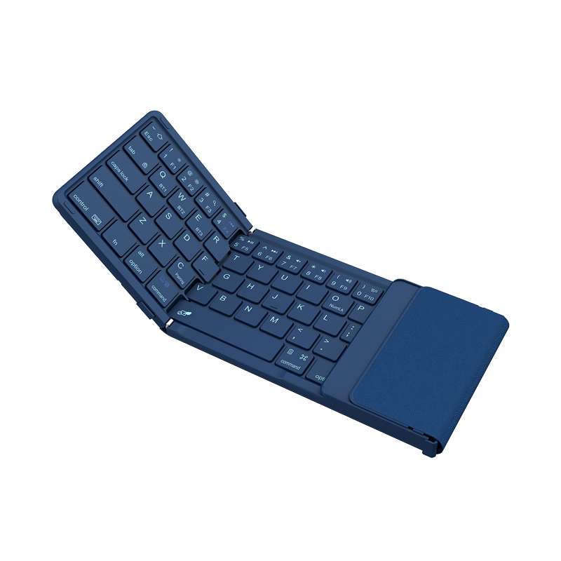 Портативная складная Bluetooth-клавиатура с тачпадом, подходящая для планшетов iPad, мобильных телефонов iPhone и