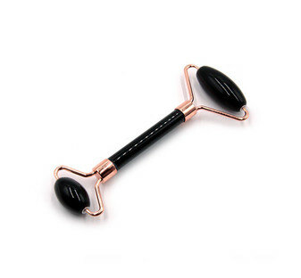 Роллер-массажер для лица из черного агата