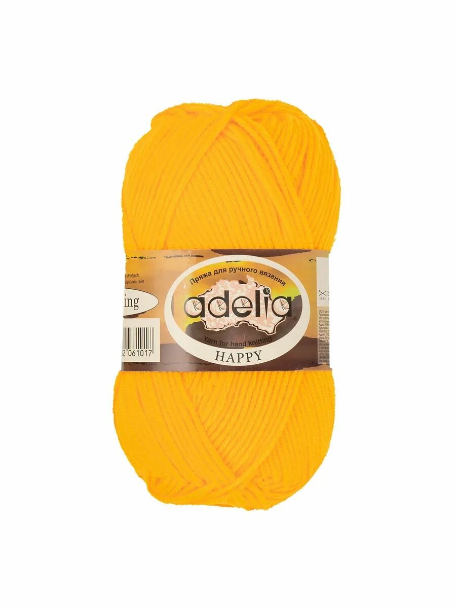 Пряжа ADELIA "HAPPY" 100% акрил (1 шт, 50 г, 128 м, цвет: №06)