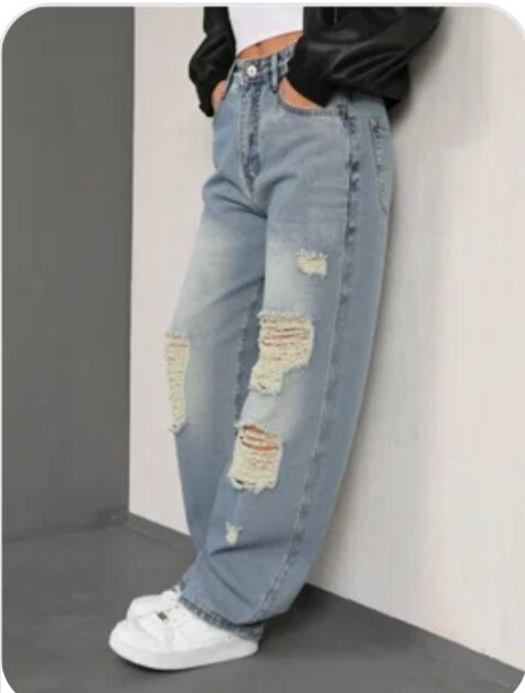 Джинсы палаццо 