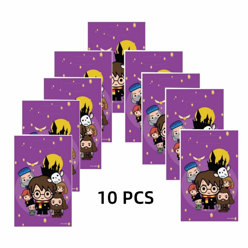 10 штук Подарочные пакеты для вечеринки в стиле Гарри Поттера