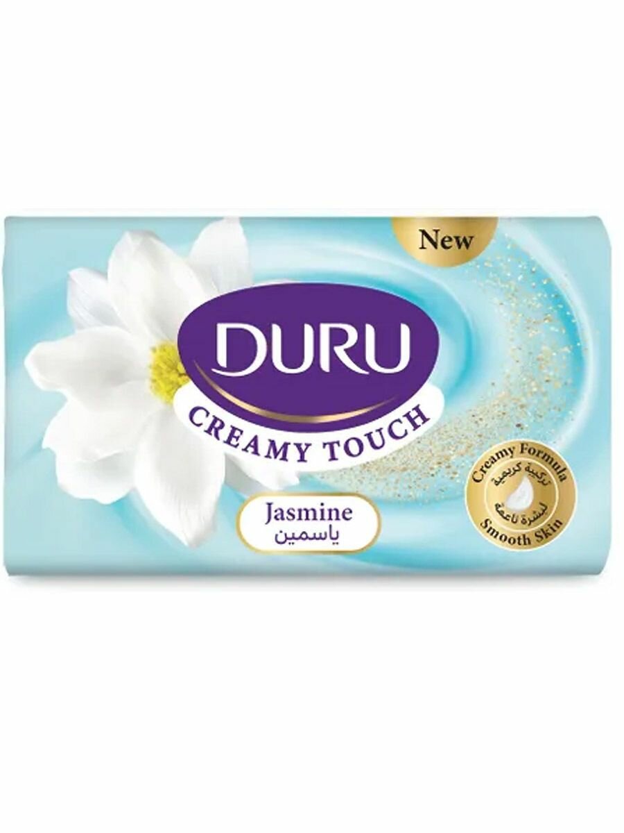 Мыло твердое DURU Creamy Touch, аромат Жасмин, 165 гр (515405/517585)
