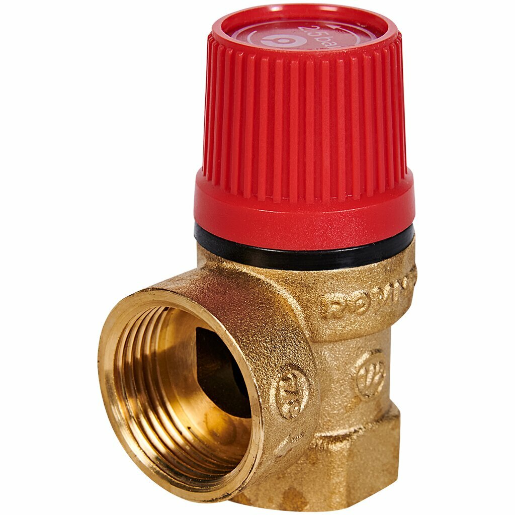 Предохранительный клапан 1/2 x3/4 ROMMER для отопления 2,5 бар