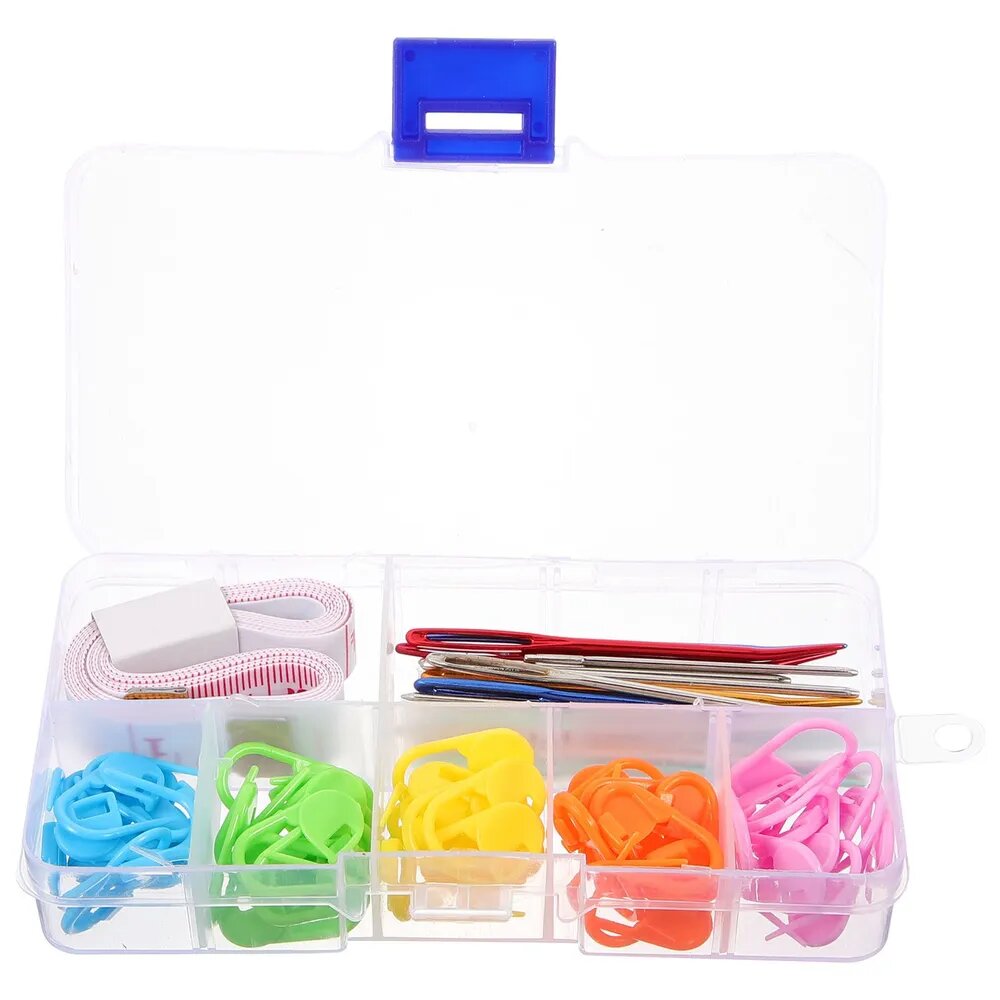 Набор игл для вязания, разных цветов, пластик, для вышивания, квилтинга, вышивания лентами и гобеленов