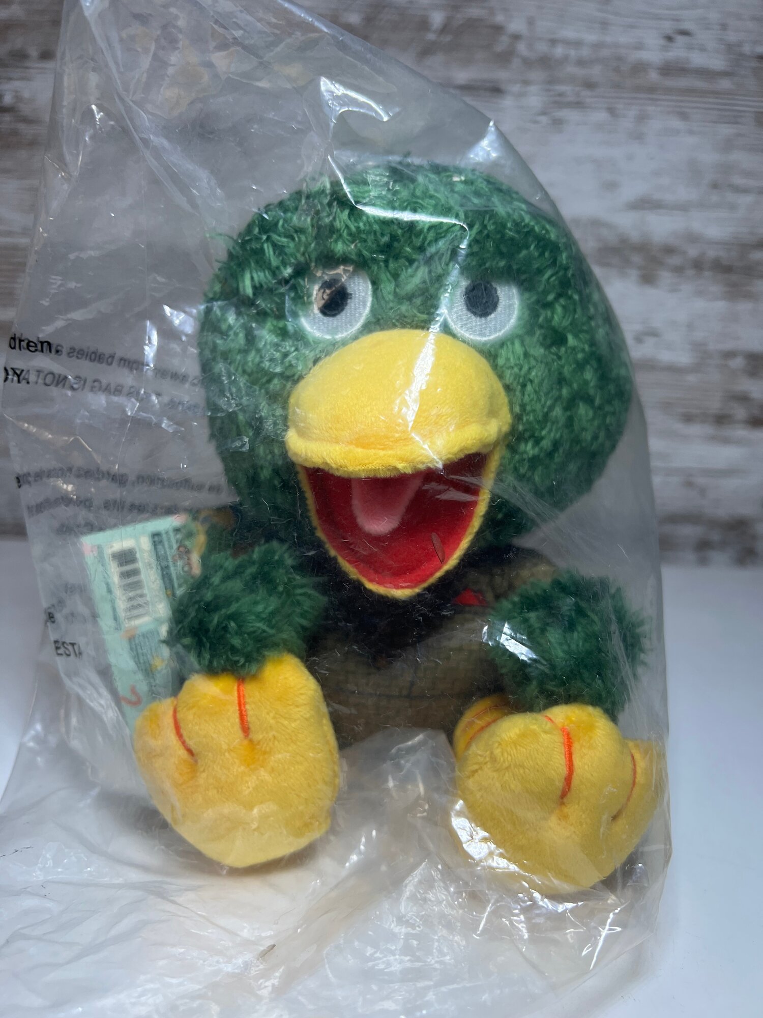 Фигурка Зеленая Утка из Не обнимай меня, мне страшно, Don't Hug Me I'm Scared, Плюшка 20 см от Kidrobot