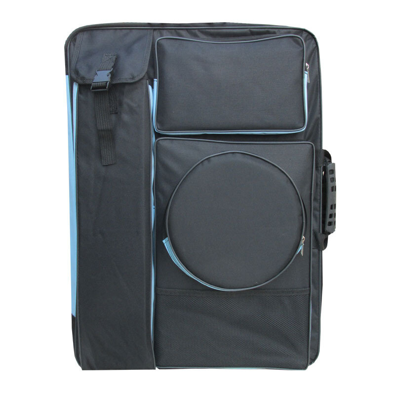 Производитель оптовых сумок для чертежных планшетов с двумя плечевыми ремнями, сумка для рисования 4K с большой молнией, многофункциональная для эскизов, художественных экзаменов и тестов по рисованию.