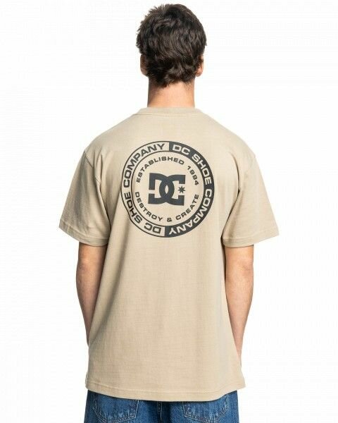 Футболка DC Shoes, размер L, бежевый — фото 1