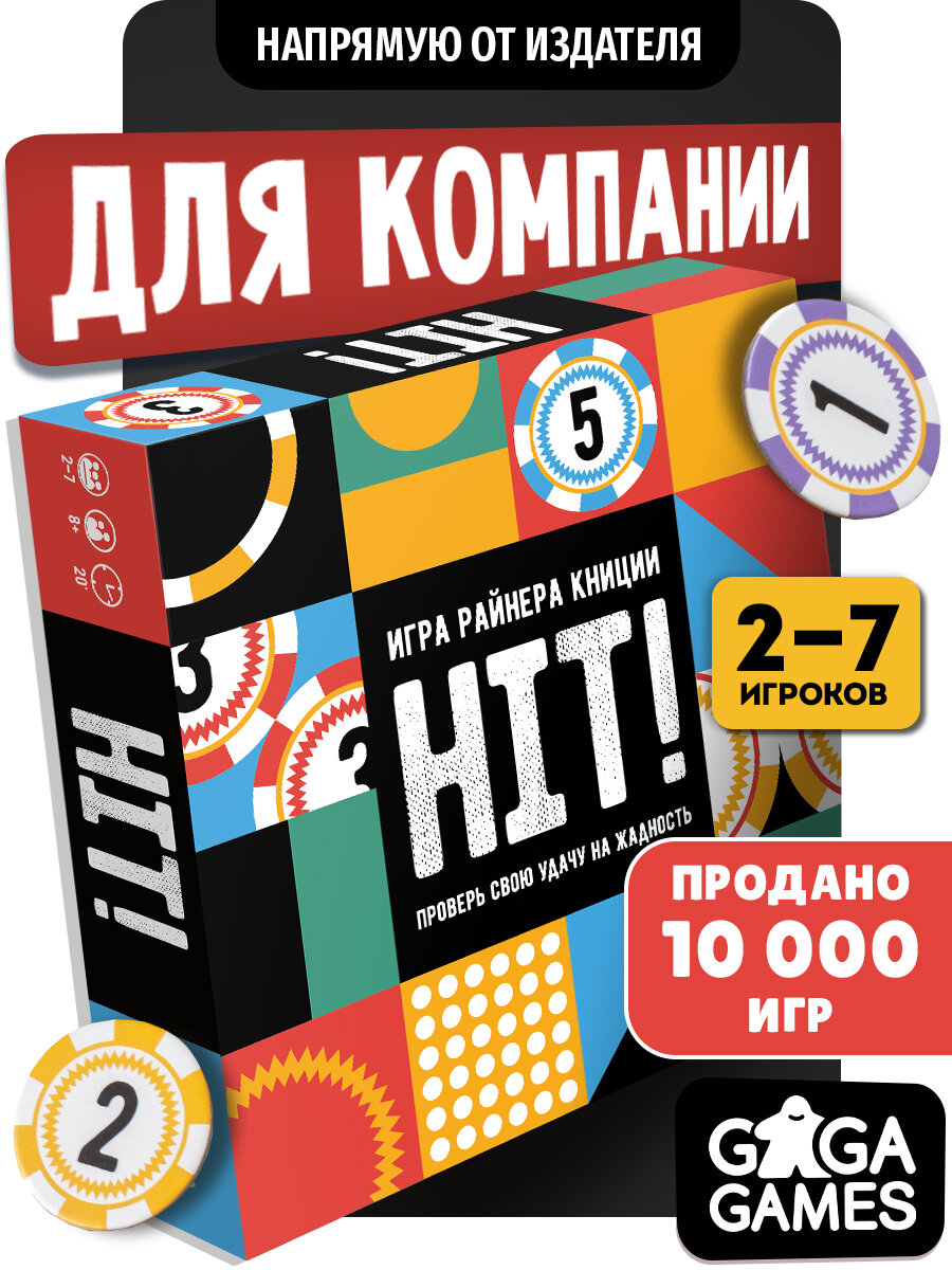 Весёлая настольная игра Хит! (HIT!)