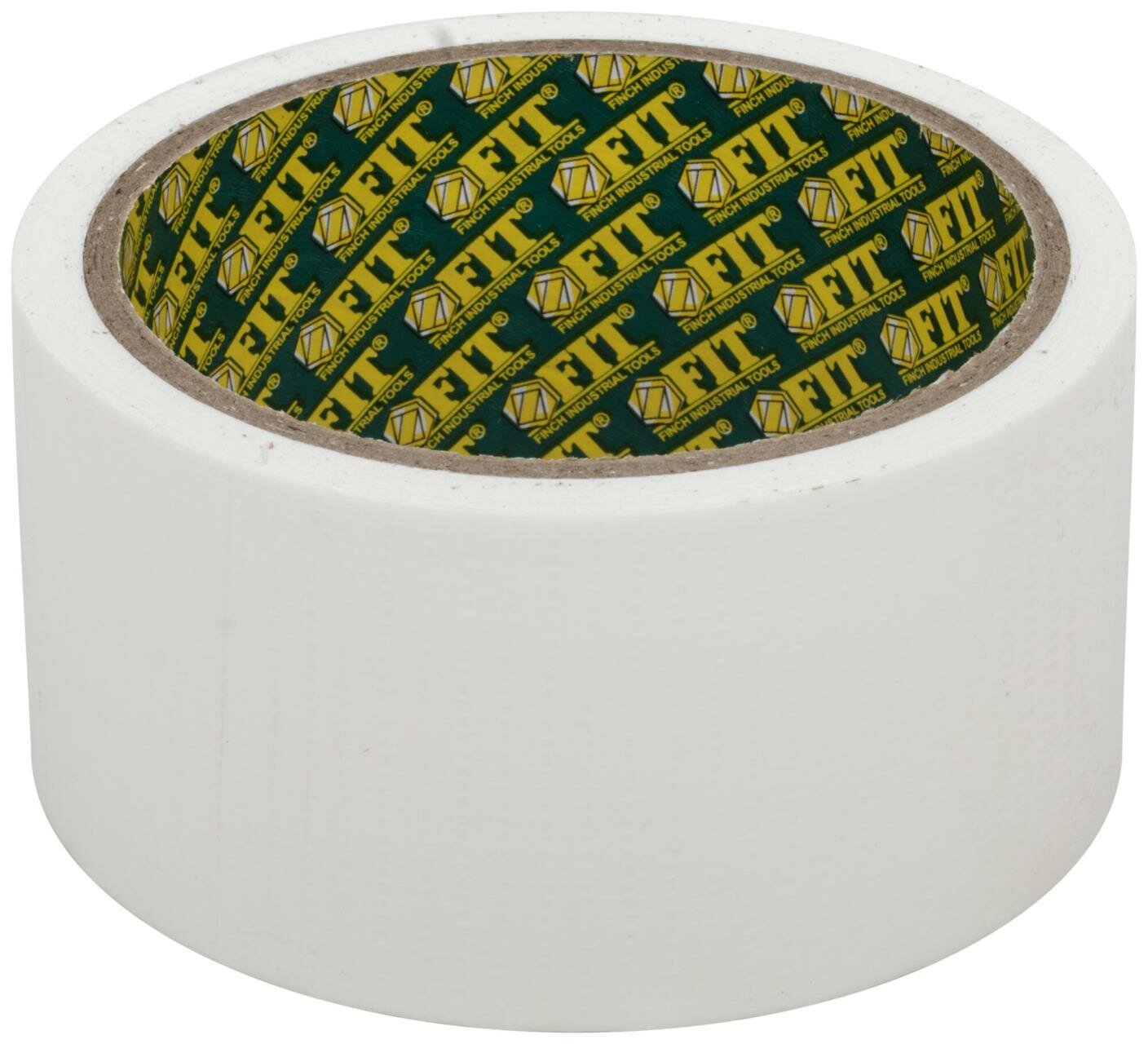 Лента клейкая универсальная армированная "Ductape", белая, 48 мм х 10 м