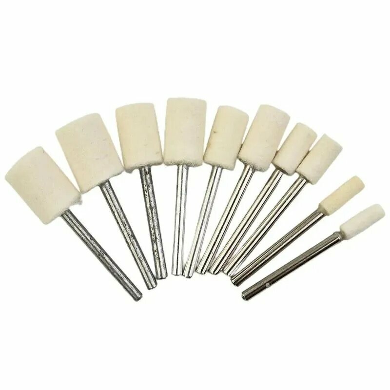 Шерстяные Полировальные Круги Набор Полировальных Бит Для Оправки На Войлоке 4/6/8/10/12 мм