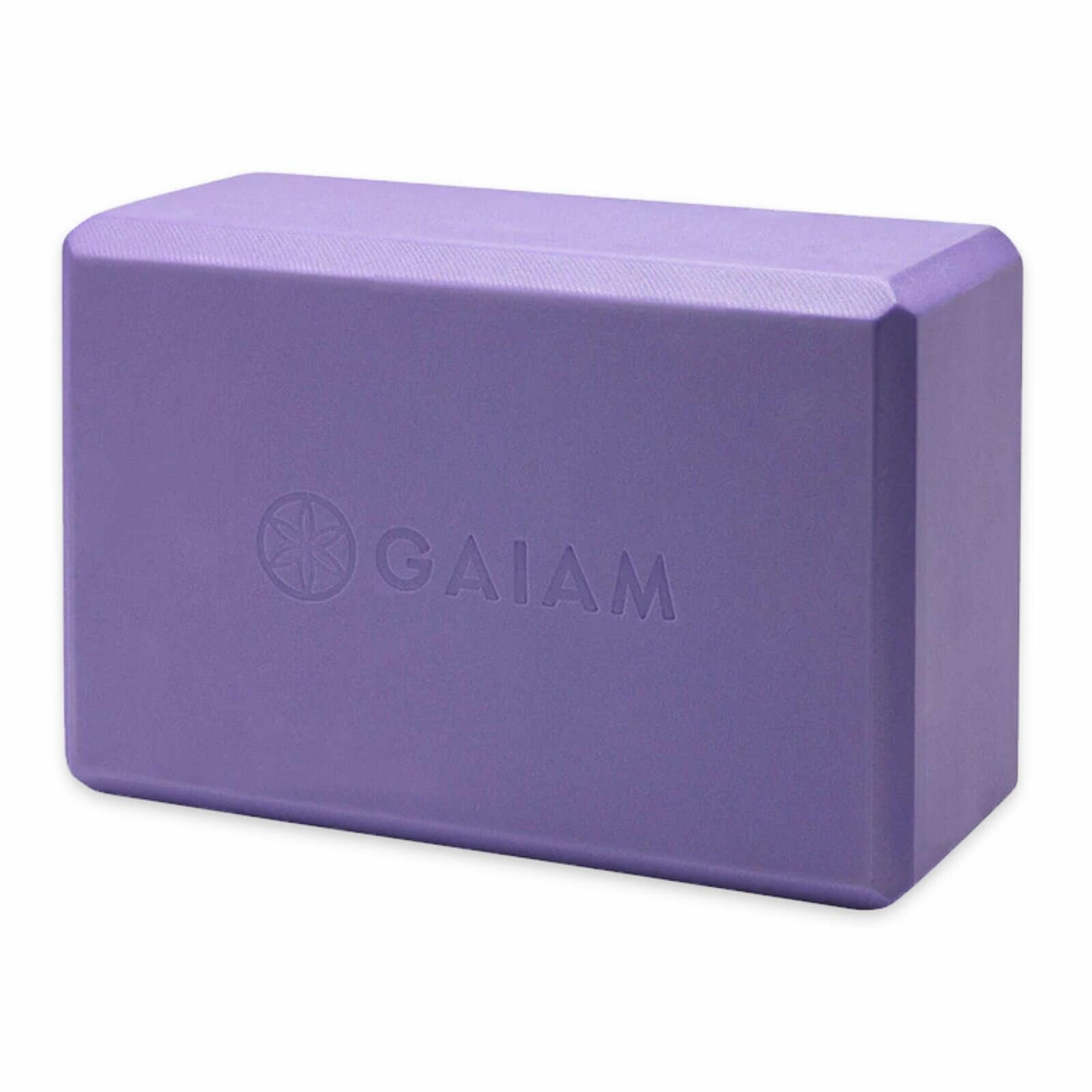 Блок для йоги Decathlon Gaiam Cube, пенопласт, темно-фиолетовый