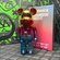 Игрушка Bearbrick G-Shock SHOCK SHANGHAI NIGHT 28см коллекционная фигурка из ABS...