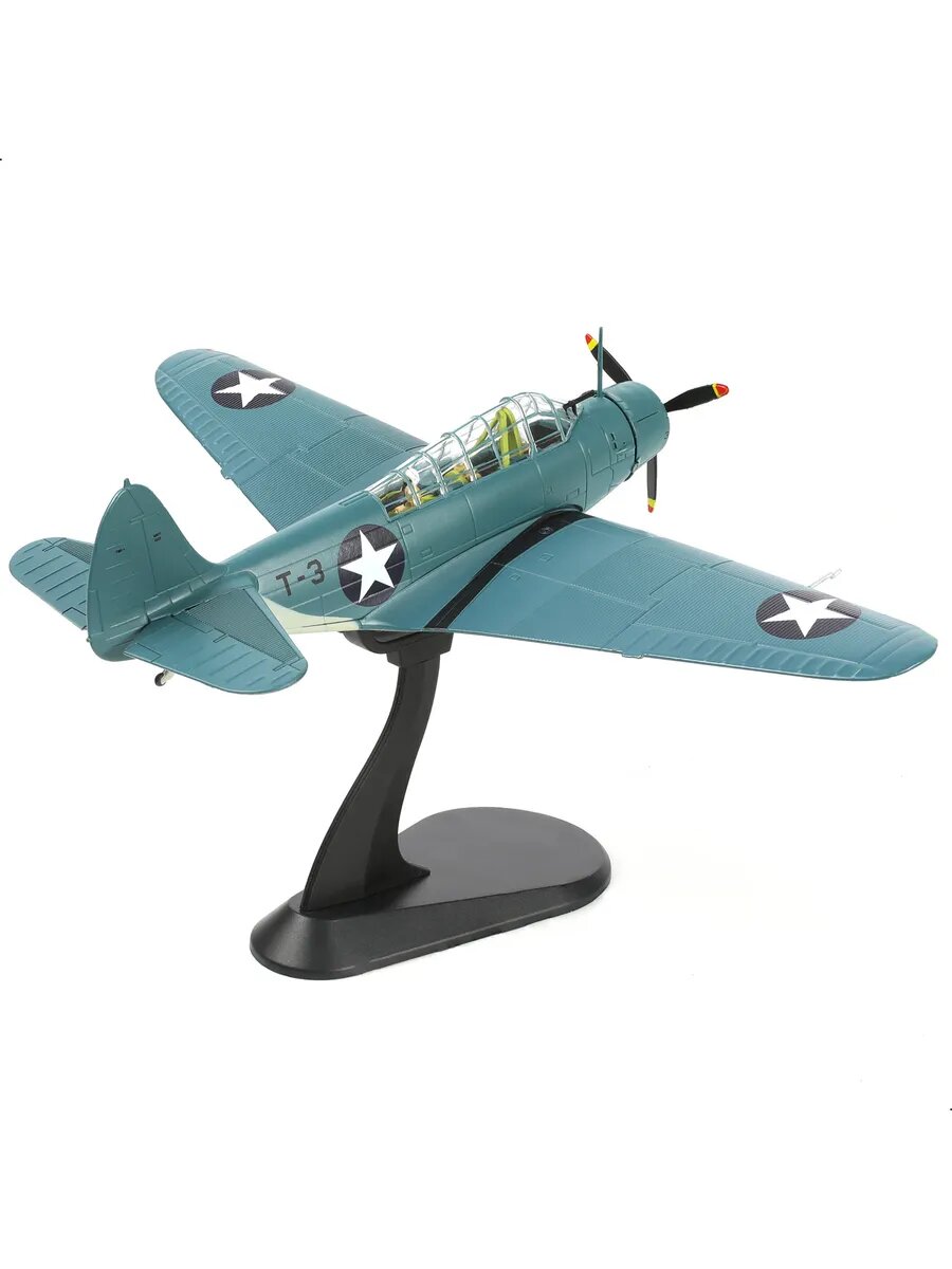 Одель самолета Douglas TBD-1 Devastator 1/72, металл, ВМВ