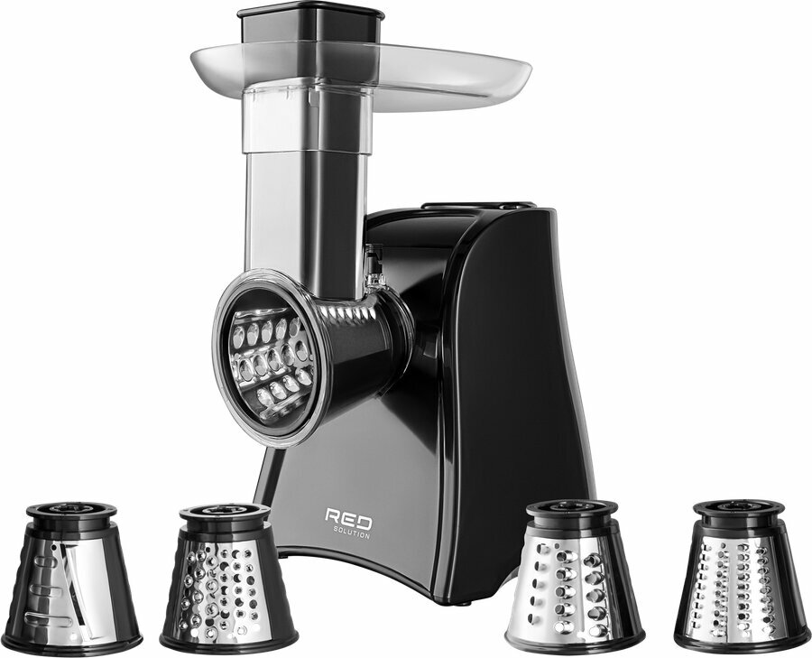 Мультирезка RED SOLUTION CH100 "Fusion", 150 Вт, 5 насадок, черная