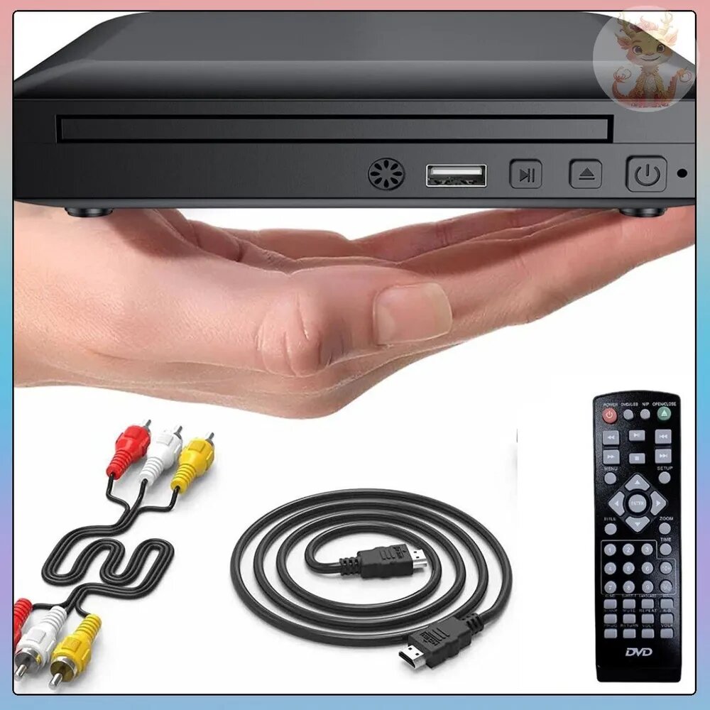 DVD-плеер Multi-Region 1080p с пультом ДУ и HDMI выходом — фото 1