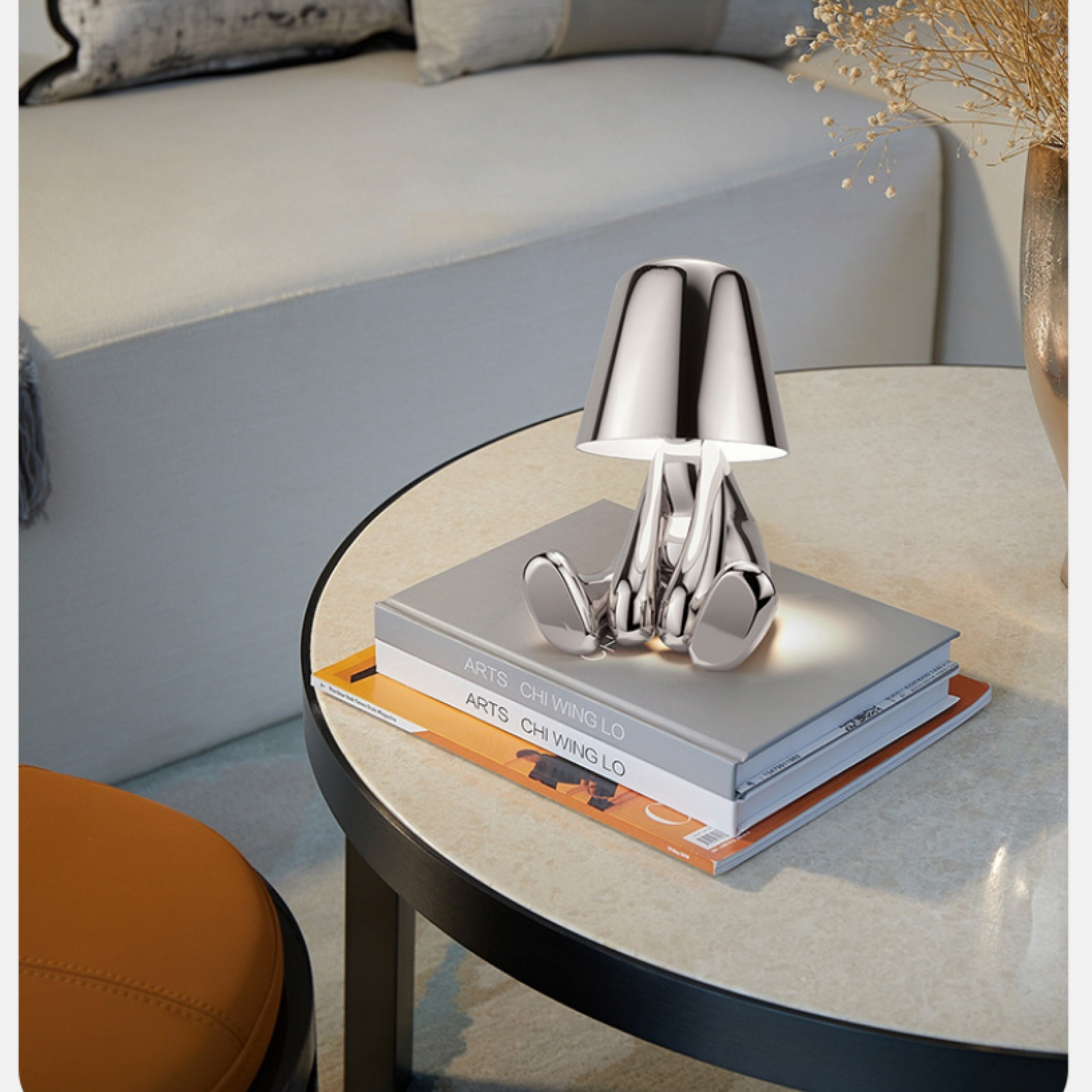 Настольная дизайнерская светодиодная лампа MyPads с USB и сенсорным переключателем, теплый свет 3000К