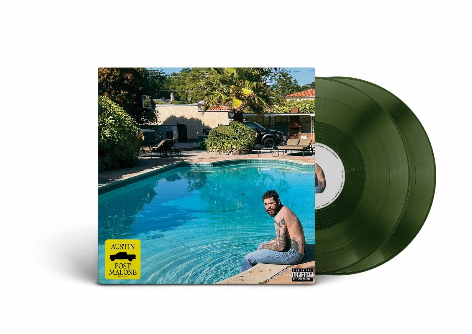 Виниловая пластинка Post Malone - Austin (2LP, 2023, Republic Records) green